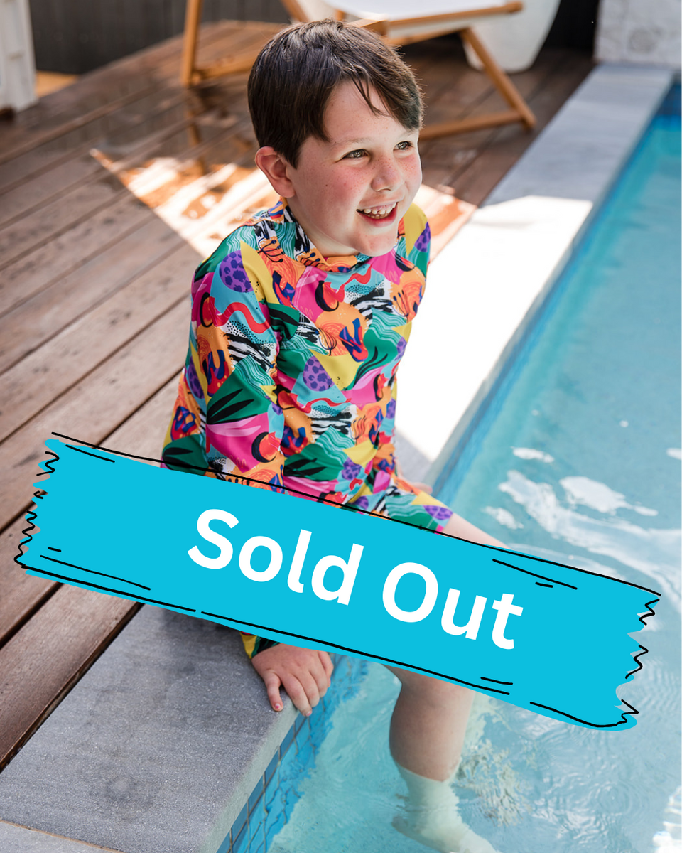 Alt Rio Kid's Long Sleeved Rashie (with optional zip) – olasol.com.au